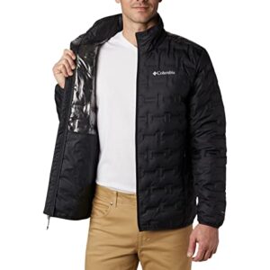 Columbia Men's Delta Ridge Down Jacket, Black, Small