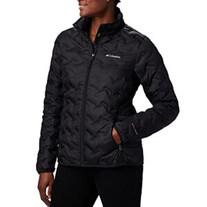 Columbia Women's Delta Ridge Down Jacket, Black, Medium