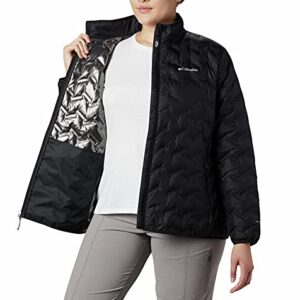 Columbia Women's Delta Ridge Down Jacket, Black, Medium