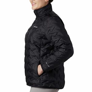 Columbia Women's Delta Ridge Down Jacket, Black, Medium