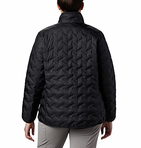 Columbia Women's Delta Ridge Down Jacket, Black, Medium