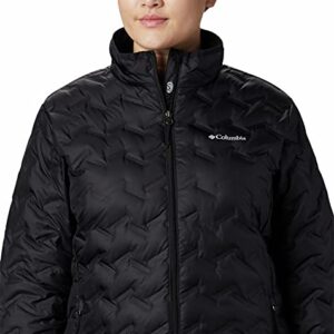 Columbia Women's Delta Ridge Down Jacket, Black, Medium