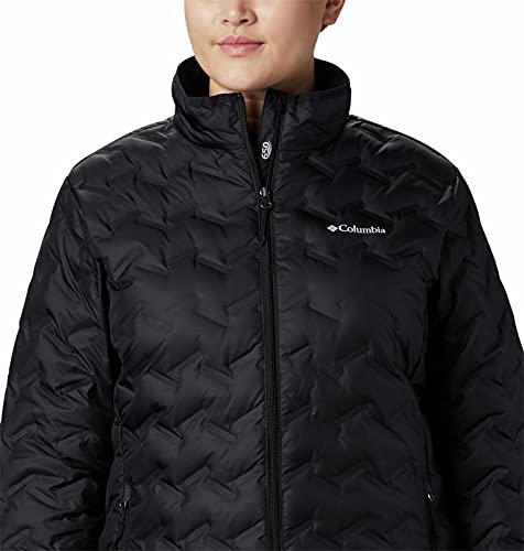 Columbia Women's Delta Ridge Down Jacket, Black, Medium