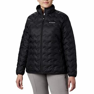 Columbia Women's Delta Ridge Down Jacket, Black, Medium