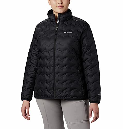 Columbia Women's Delta Ridge Down Jacket, Black, Medium