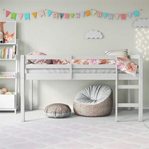 Dorel Living Milton Junior Twin Loft Bed, White