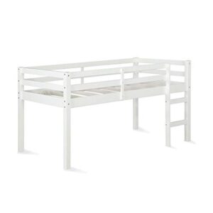 Dorel Living Milton Junior Twin Loft Bed, White