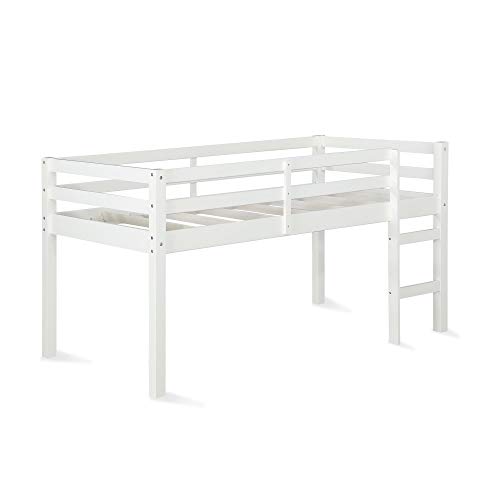 Dorel Living Milton Junior Twin Loft Bed, White