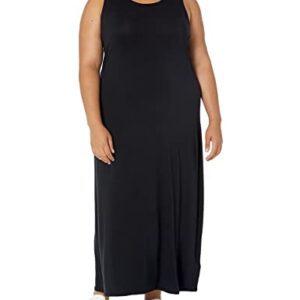 Amazon Essentials Women's Tank Maxi Dress, Black, Small