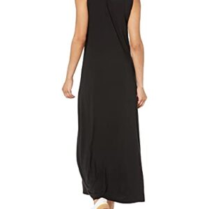 Amazon Essentials Women's Tank Maxi Dress, Black, Small