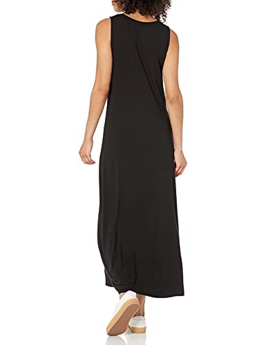 Amazon Essentials Women's Tank Maxi Dress, Black, Small