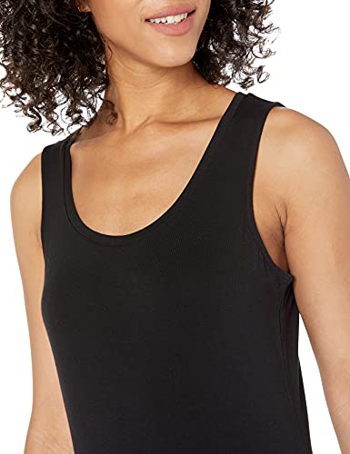 Amazon Essentials Women's Tank Maxi Dress, Black, Small