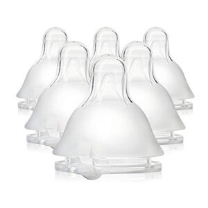 evenflo balance plus standard neck nipples for use with evenflo balance plus standard neck bottles, slow flow for 0 months and up, 6-pack