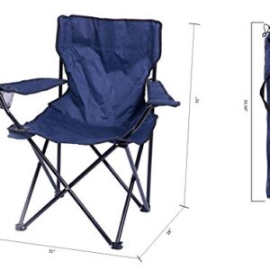 PLAYBERG Folding Camping Chair, Green (Navy)