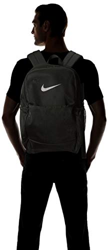 NIKE Brasilia Mesh Backpack 9.0, Black/Black/White, One Size