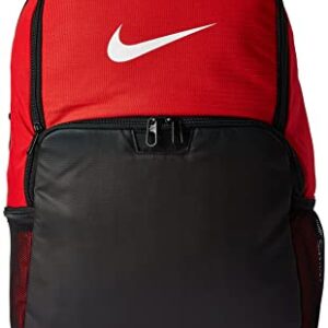 NIKE Brasilia XLarge Backpack 9.0, University Red/Black/White, Misc