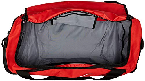 Nike Brasilia Training Medium Duffle Bag, Durable Nike Duffle Bag for Women & Men with Adjustable Strap, University Red/Black/White