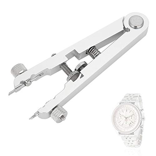 Salmue Spring Bar Plier, 6825 Alloy Steel Watch Bracelet Remover, Watch Strap Adjuster Tool Spring Bar Standard Plier Remover Replace Removing Tool Tweezer Kit for Rolex and All Watch