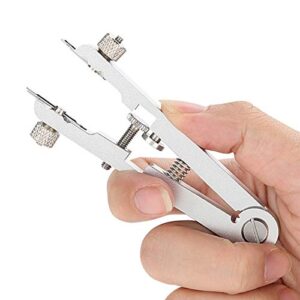 Salmue Spring Bar Plier, 6825 Alloy Steel Watch Bracelet Remover, Watch Strap Adjuster Tool Spring Bar Standard Plier Remover Replace Removing Tool Tweezer Kit for Rolex and All Watch