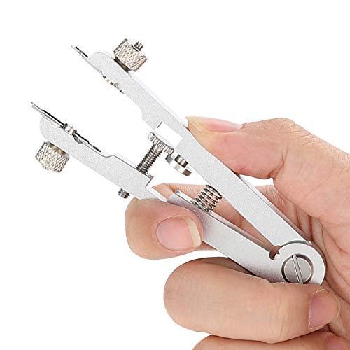 Salmue Spring Bar Plier, 6825 Alloy Steel Watch Bracelet Remover, Watch Strap Adjuster Tool Spring Bar Standard Plier Remover Replace Removing Tool Tweezer Kit for Rolex and All Watch