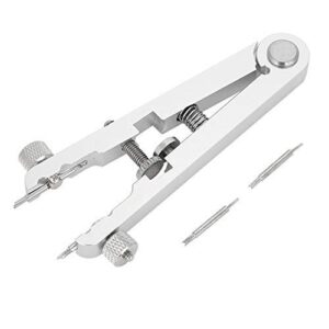 Salmue Spring Bar Plier, 6825 Alloy Steel Watch Bracelet Remover, Watch Strap Adjuster Tool Spring Bar Standard Plier Remover Replace Removing Tool Tweezer Kit for Rolex and All Watch