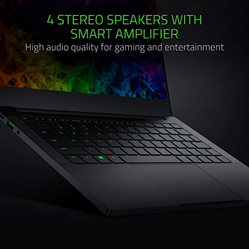 Razer Blade Stealth 13 Ultrabook Laptop: Intel Core i7-8565U 4-Core, Intel UHD Graphics 620, 13.3" FHD 1080p, 8GB RAM, 256GB SSD, CNC Aluminum, Chroma RGB Lighting, Thunderbolt 3, Black