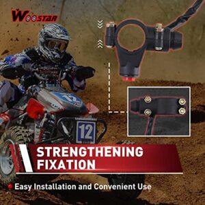 WOOSTAR 7/8" 22mm Handlebar 2 Wire Tether Kill Switch Replacement for 110cc 125cc Taotao Dirt Pit Bike ATV 4 Wheeler Quad Trail Bike