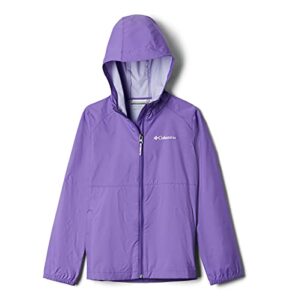 columbia youth girls switchback ii jacket, grape gum, large