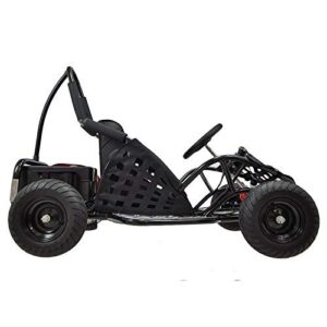 go-bowen 2019 baja 1000w 48v deluxe electric go-kart - black - upgraded