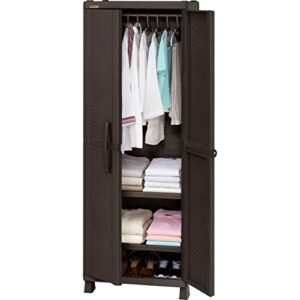 rimax storage cabinets, brown