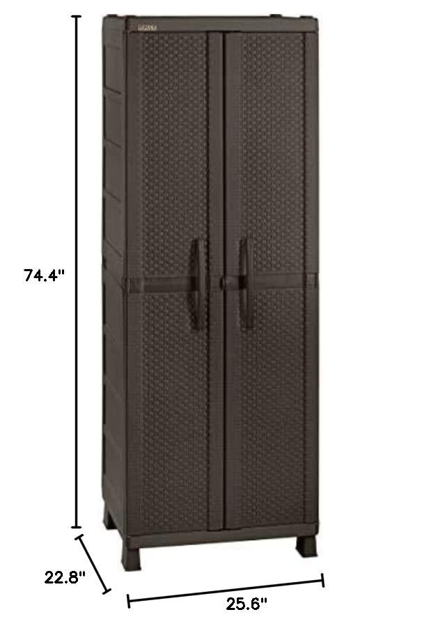 Rimax Storage Cabinets, Brown