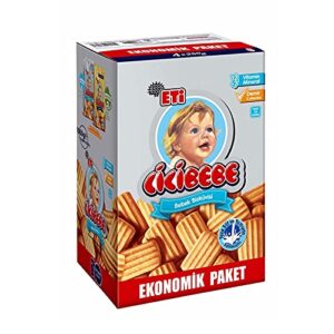 Eti Cicibebe Baby Biscuits (Bebek Bisküvisi) 1000 Gr (4X250 gr) 2.2 pounds- Lot of 2