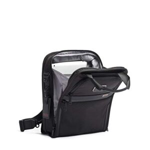 TUMI Alpha 3 Medium Travel Tote - Ideal Companion for All Your Travels - Crossbody Satchel Bag for Men and Women - Black