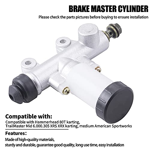 CNCMOTOK Brake Master Cylinder HammerHead 80T TrailMaster MID 6.000.305 XRS XRX Go Kart Brake Master Cylinder