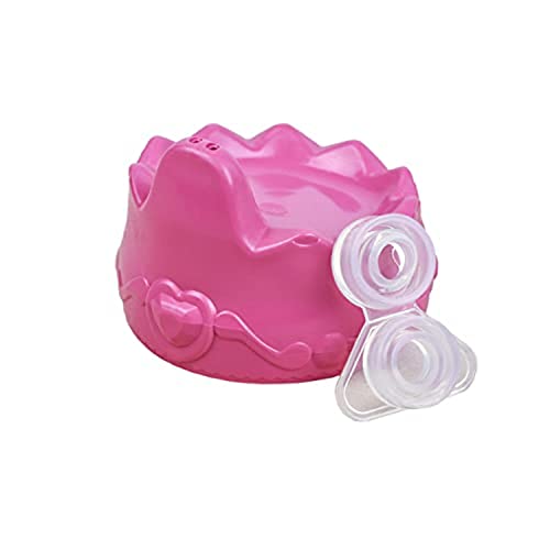 Re Play Made in USA 2pk Princess No Spill Sippy Cups | 1 Piece Silicone Easy Clean Valve | Heavyweight Recycled Milk Jugs are Virtually Indestructible | Specialty Crown Lid