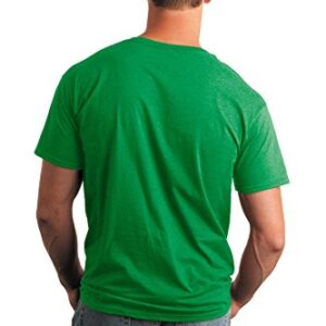 Gildan Adult Softstyle Cotton T-Shirt, Style G64000, Multipack, Heather Irish Green (2-Pack), Medium