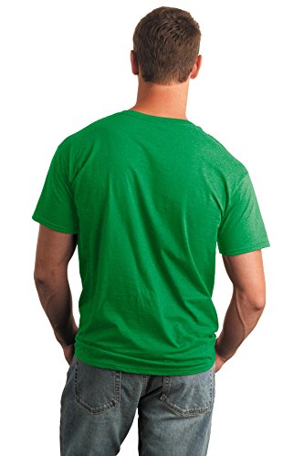 Gildan Adult Softstyle Cotton T-Shirt, Style G64000, Multipack, Heather Irish Green (2-Pack), Medium