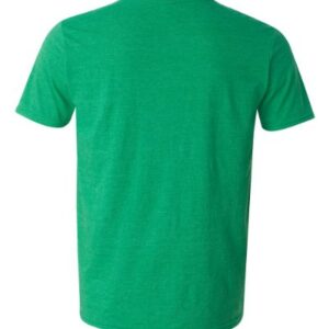 Gildan Adult Softstyle Cotton T-Shirt, Style G64000, Multipack, Heather Irish Green (2-Pack), Medium