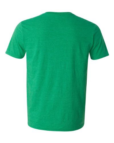 Gildan Adult Softstyle Cotton T-Shirt, Style G64000, Multipack, Heather Irish Green (2-Pack), Medium