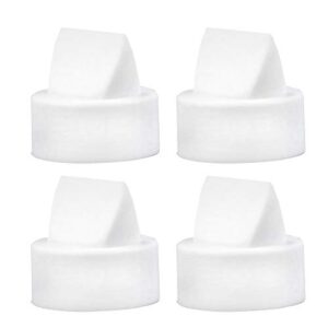 maymom valve compatible with freemie closed system cups, freemie duckbills or freemie valves in freemie liberty, 4 pc white, not for retired freemie open system cup; not freemie original accessories