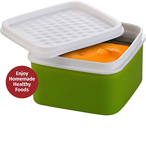 Baby/ Toddler/ Kids Stainless Steel Insulated Food Storage Container Small Leak Proof Lunch Box- 3 pk. 8 oz Snack Containers- Square Thermal Food Container With Airtight Lid On The Go, School, Daycare