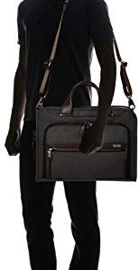 TUMI - Alpha 3 Slim Deluxe Portfolio Bag - Organizer Briefcase for Men and Women - Anthracite