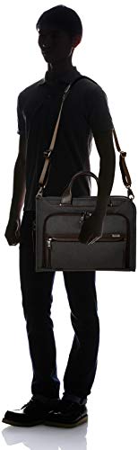 TUMI - Alpha 3 Slim Deluxe Portfolio Bag - Organizer Briefcase for Men and Women - Anthracite