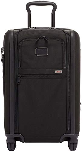 TUMI Alpha International Expandable Carry On Suitcase, Black, One Size