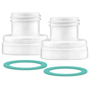 maymom conversion kit compatible with medela sonata, freestyle flex, pump in style maxflow to use with phillips avent bottles avent natural pp bottle spectra bottle thread changer avent converter kit