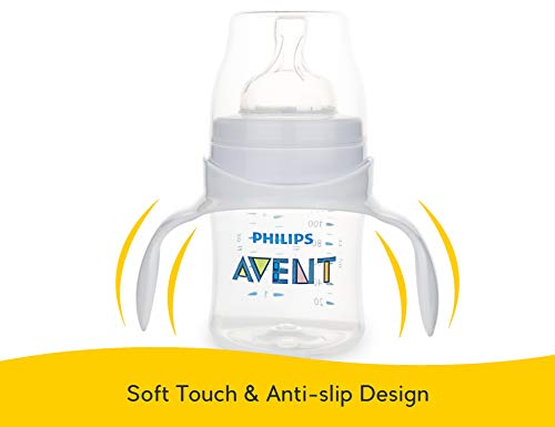 Baby Bottle Handles for Philips Avent Anti-Colic and AirFree Vent Baby Bottles, Compatible Avent Bottle Holder for Baby, 2 Count