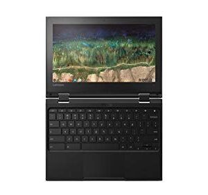 Lenovo 500e Chromebook 2-in-1 laptop, 11.6in HD TOUCH, Intel Celeron N3450, 4 GB RAM, 32GB eMMC Drive, Webcam, Chrome OS (Renewed)