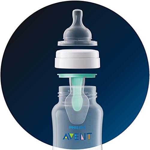 Philips Avent Anti-Colic Baby Bottle Slow Flow Nipple, 4pk, Flow 2, SCF422/47