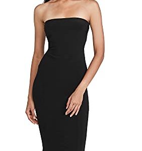 Norma Kamali Women's Strapless Fishtail Dress, Black, S