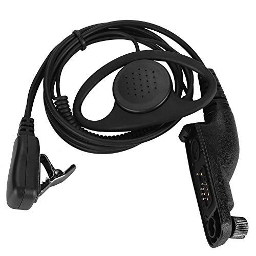 Sonew D Type Hanger Headset with PTT MIC witn Mic 2 Pin Earpiece Headset Compatible with Motorola Xpr-6300/6350/6550/6580/7550/P8200 8268D